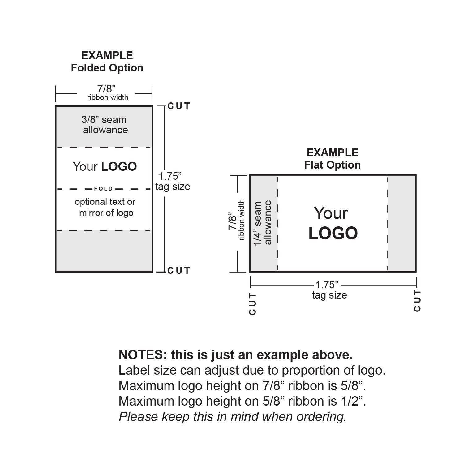 Fabric Tags | Custom Tags & Labels | Ribbon by Design