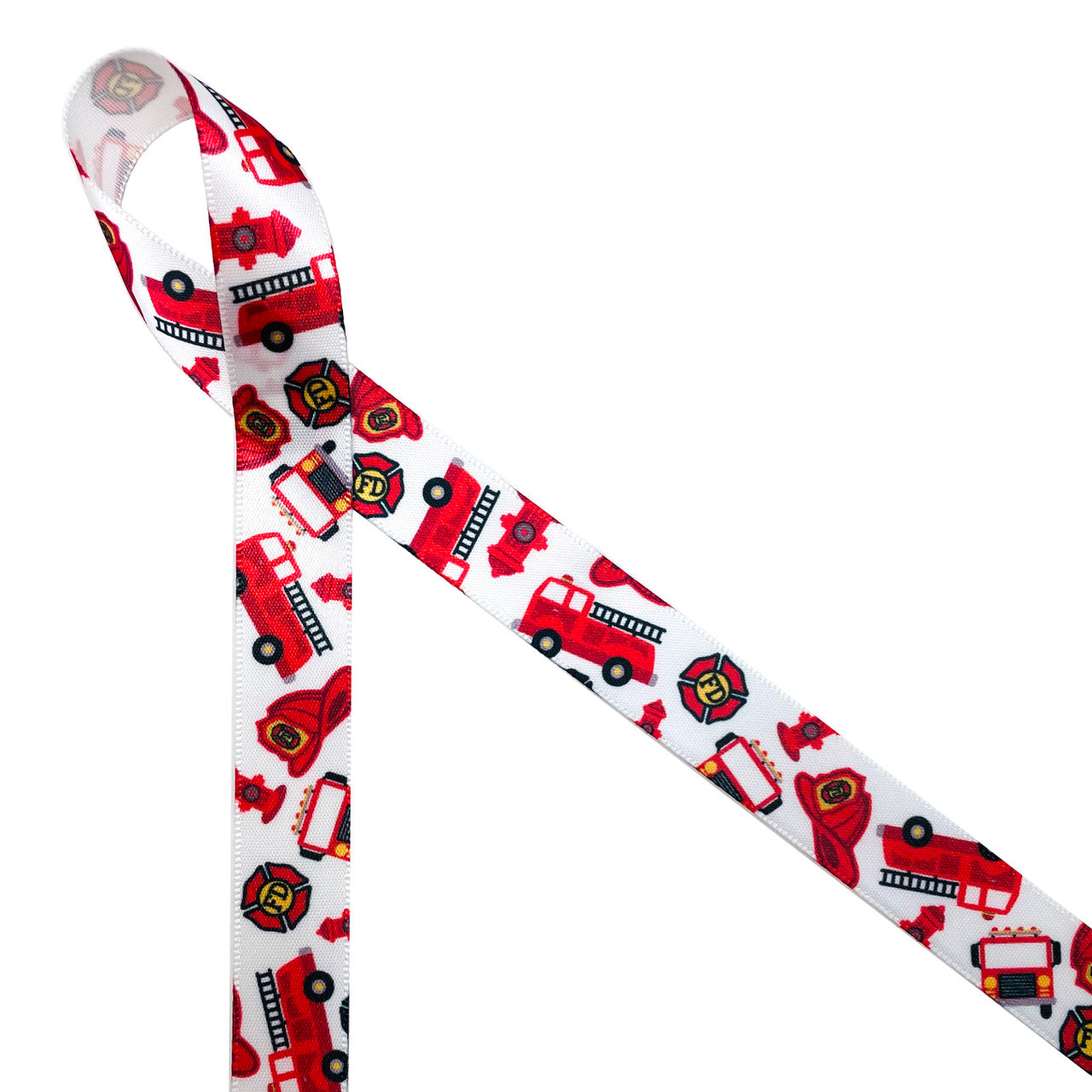 Firefighter Ribbon for Kids 5/8" | Fire House Themed Ribbon